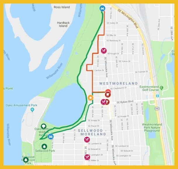 Walking Portland: SE Sellwood-Westmoreland & Oaks Bottom Nature Refuge ...