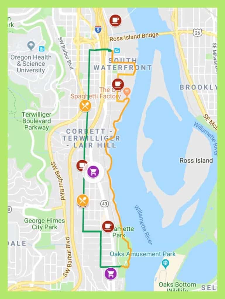 Walking Portland: John's Landing , South Willamette Greenway Trail Loop ...