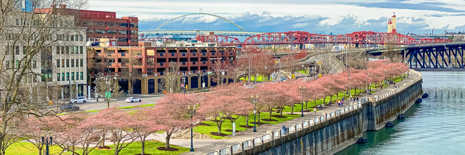 Walking Portland: Willamette Greenway, Eastbank Esplanade, Inner ...